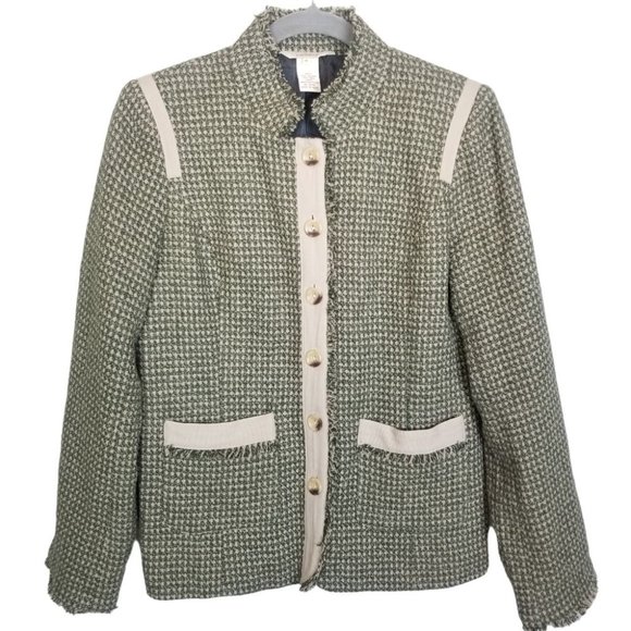Sundance | Jackets & Coats | Sundance Catalog Womens 8 Green Tweed ...
